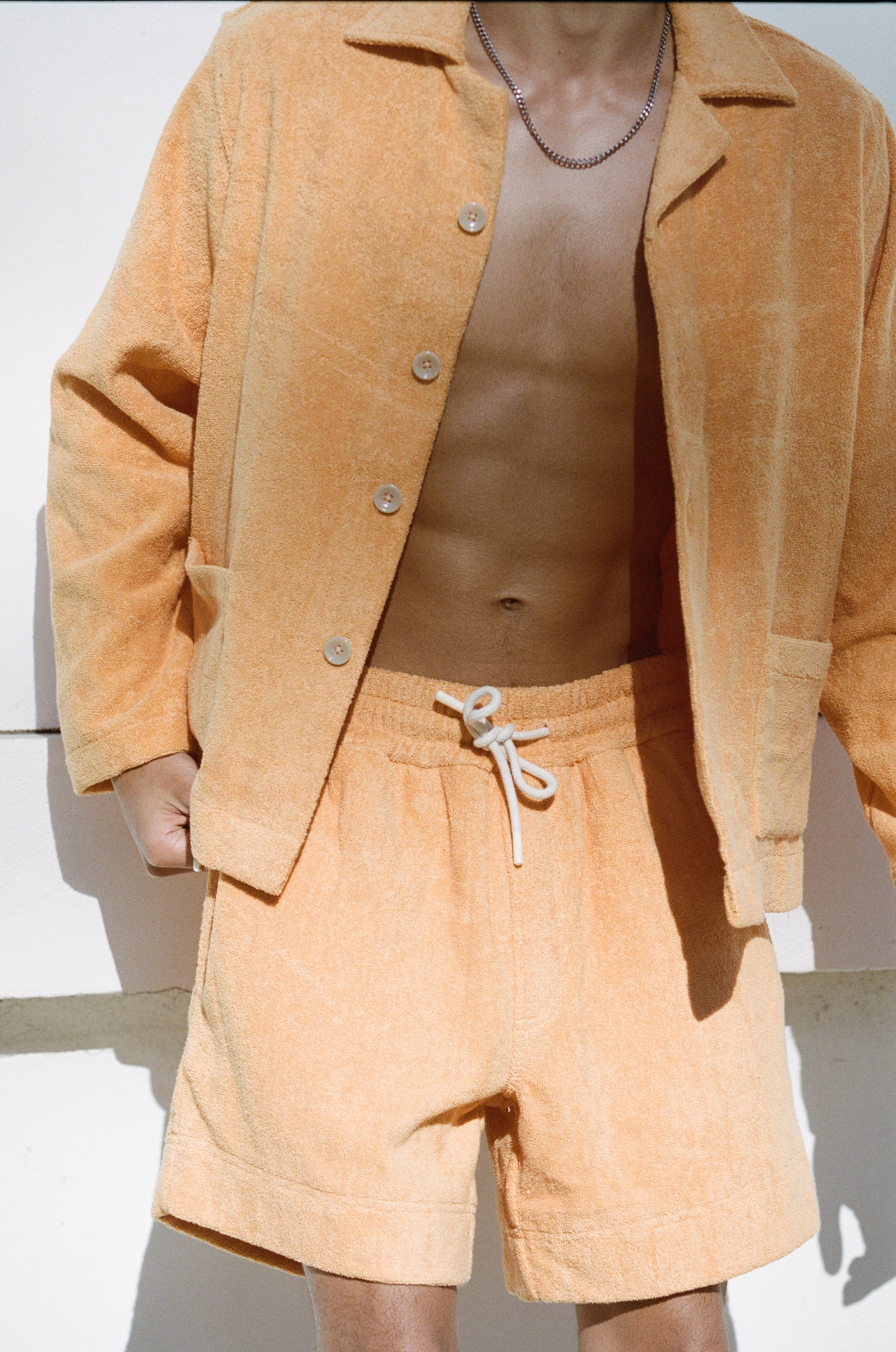 TERRY TOWELLING - SUNSET JACKET - MANDARIN – TERRY-TOWELLING